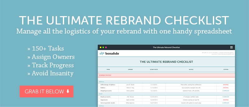 A Rebranding Checklist: Manage Your Company's Rebrand with This Step-by ...